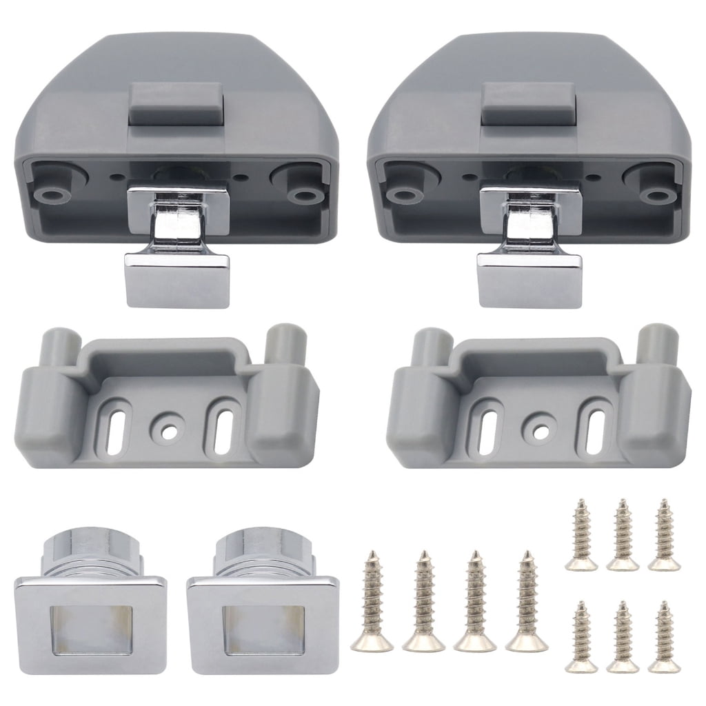 POPLIS Easy Installation Square Drawer Push Lock for Yacht Marine ...