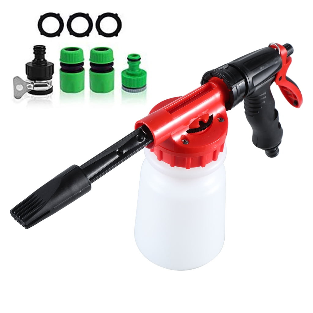 POPLIS Foam Cannons Garden Car Wash Foam Blaster Wide Neck Adjustable ...