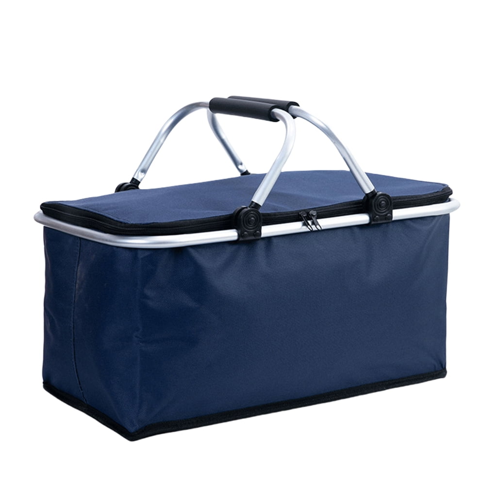 POPLIS Folding Picnic Basket with Insulation for Everyday Meal ...