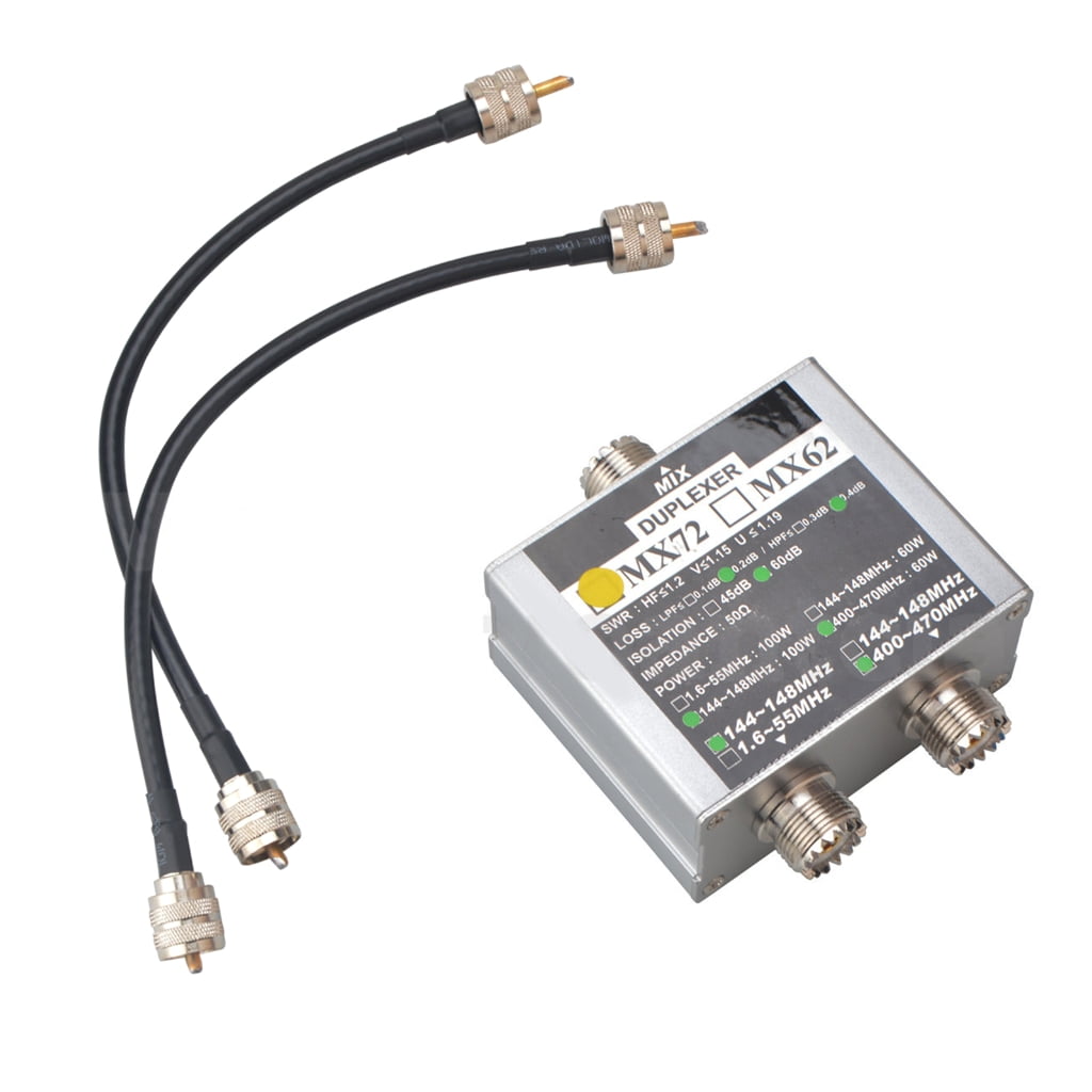 POPLIS Ham Antenna Combiner VHF/UHF Frequency Linear Transit Station ...