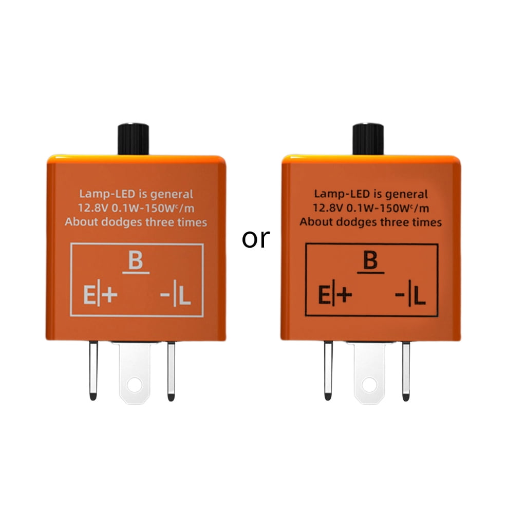 POPLIS LED Electronic Flasher-Relay Indicator Light for Motorcycle Car ...