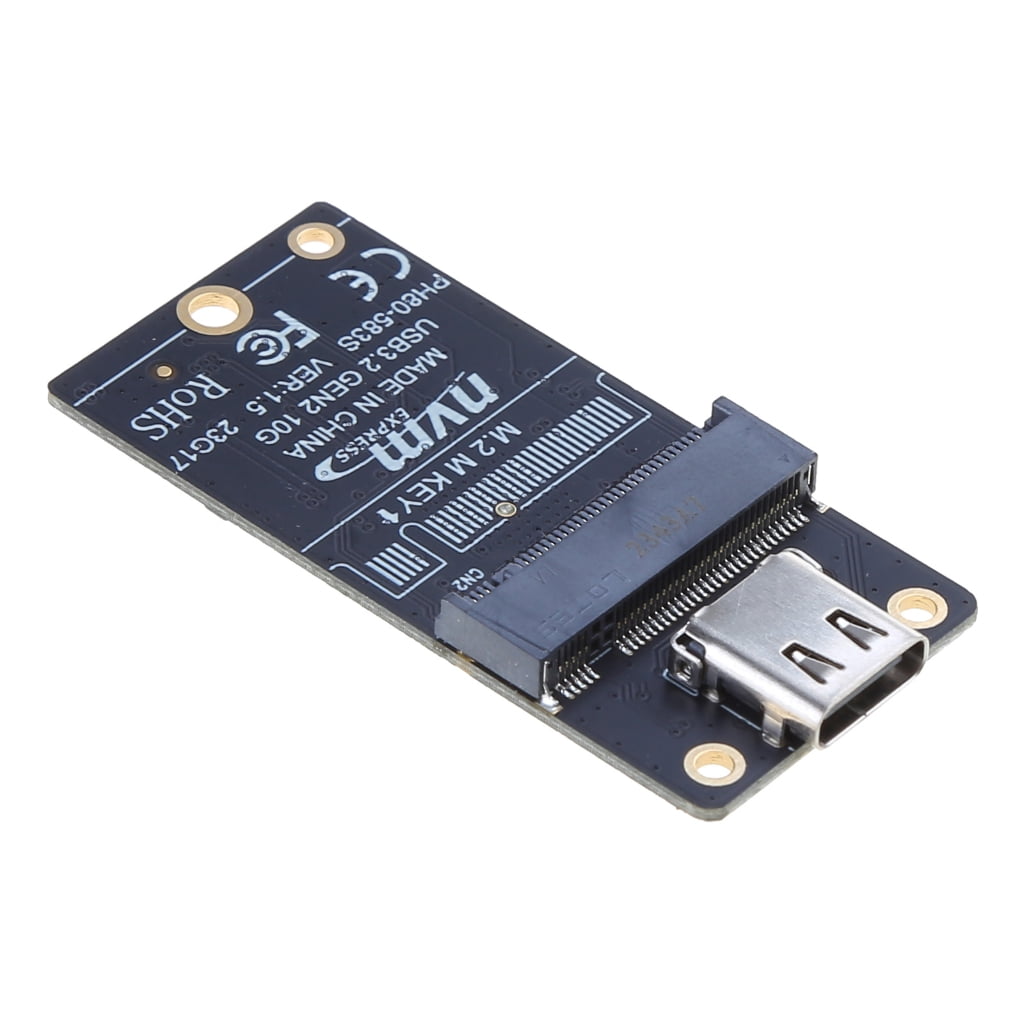 POPLIS M.2 NVMe Hard Disk Enclosure Adapter Card JMS583 10Gbps m2 to ...