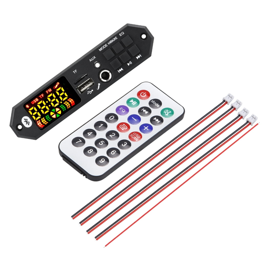 POPLIS MP3 Music Player USB Module MP3 Decoder Board 2x40W Amplifier ...