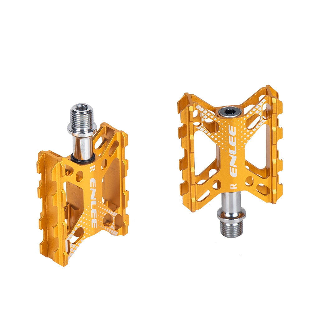 POPLIS MTB Pedals Mountain Bike Pedals Wide Bearing Flat Foot Bicycle ...