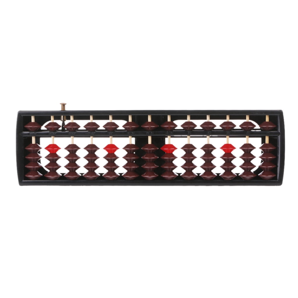 POPLIS Math Learning Toy 13 Column Bead Abacus Props for Teacher ...