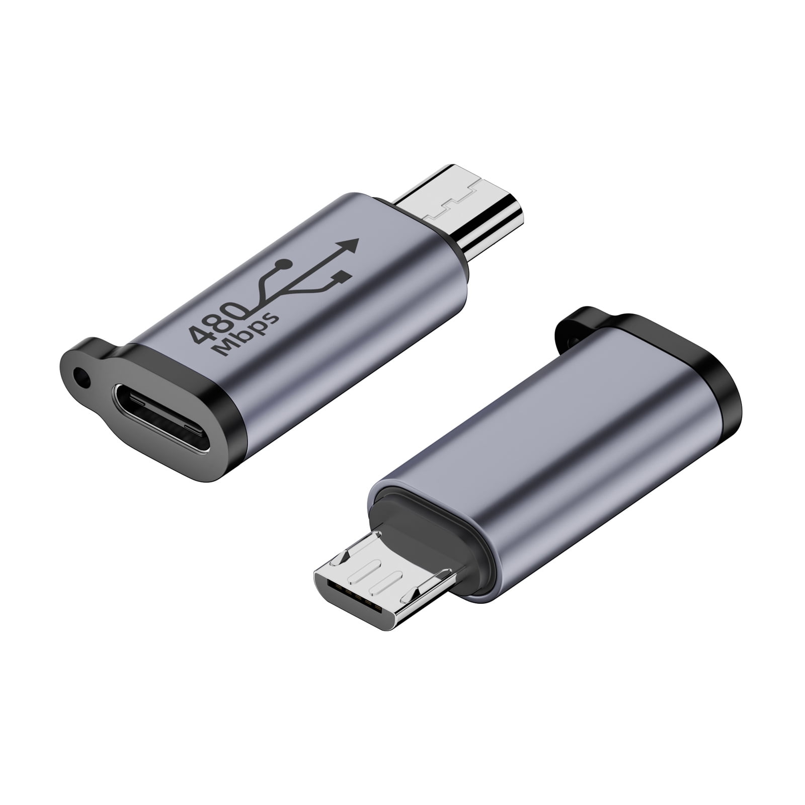 POPLIS Micro USB to Mini USB Type-C Adapter Usb-C Female To Micro Usb ...