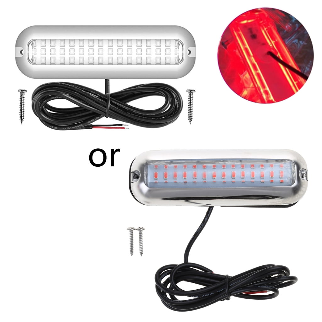 POPLIS Mini 42LED Marine Led Lights for Boat Underwater 5.1" for Yacht ...