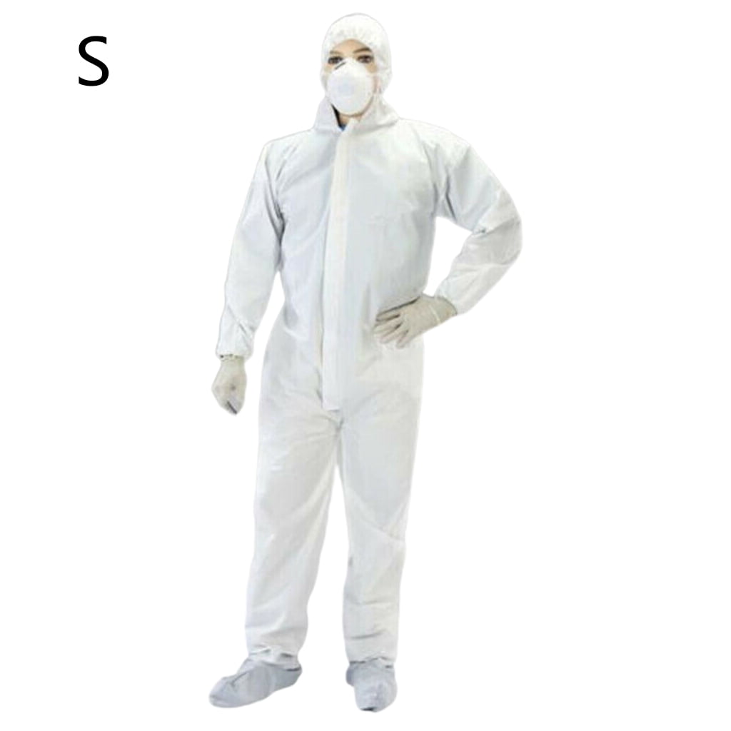POPLIS Pollution Prevention Breathable White Safety Coverall Isolation ...