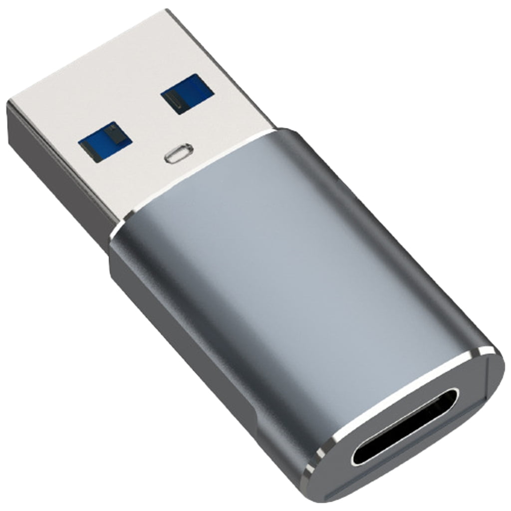 POPLIS Portable Type C Female to USB Male Charging Converters Adapter ...