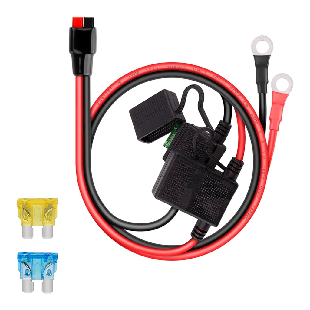 POPLIS Quick Release Cable With Fuses Terminals OConnector Battery ...