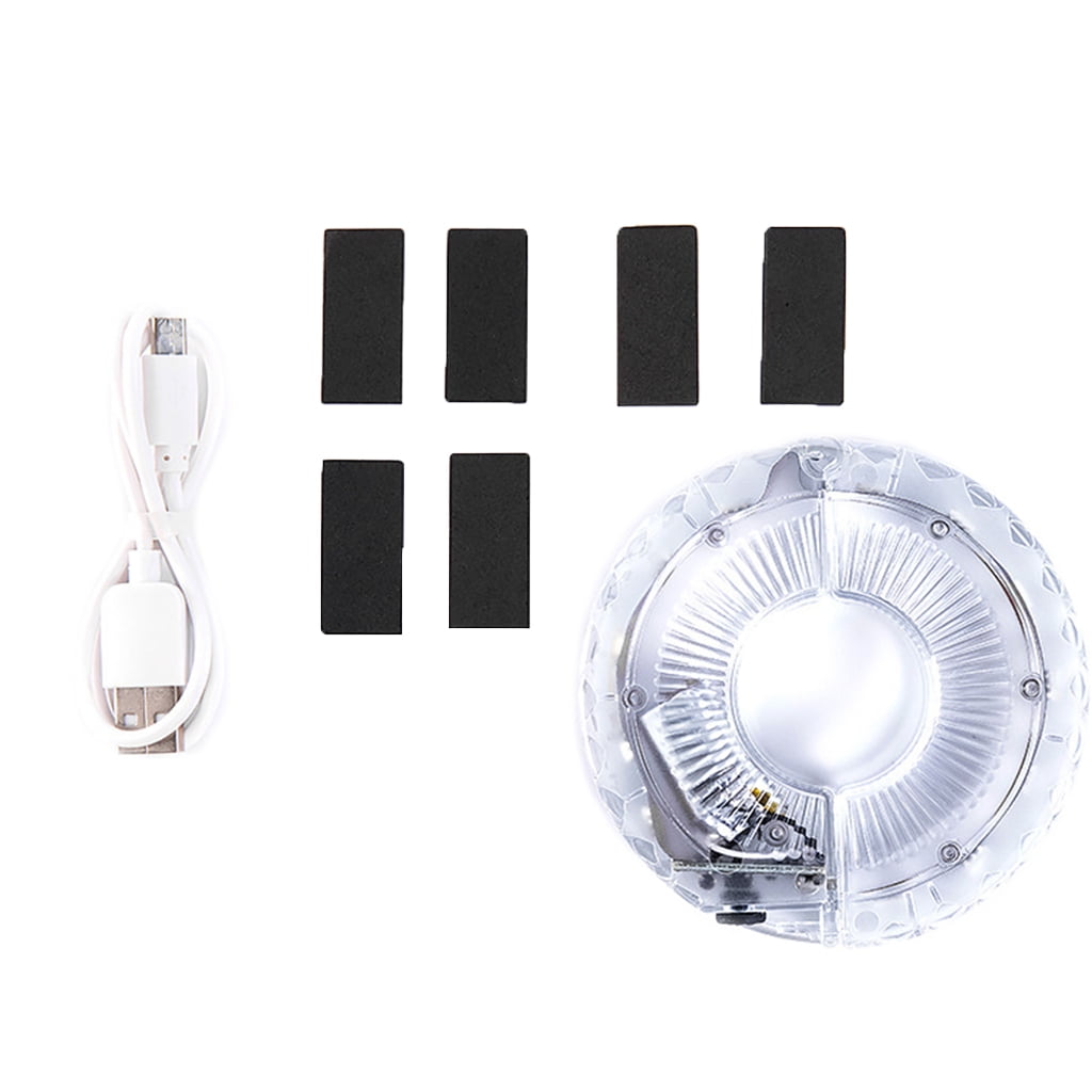 POPLIS Rechargeable Bike Wheel Light Hub Waterproof LED Cycling Spoke ...