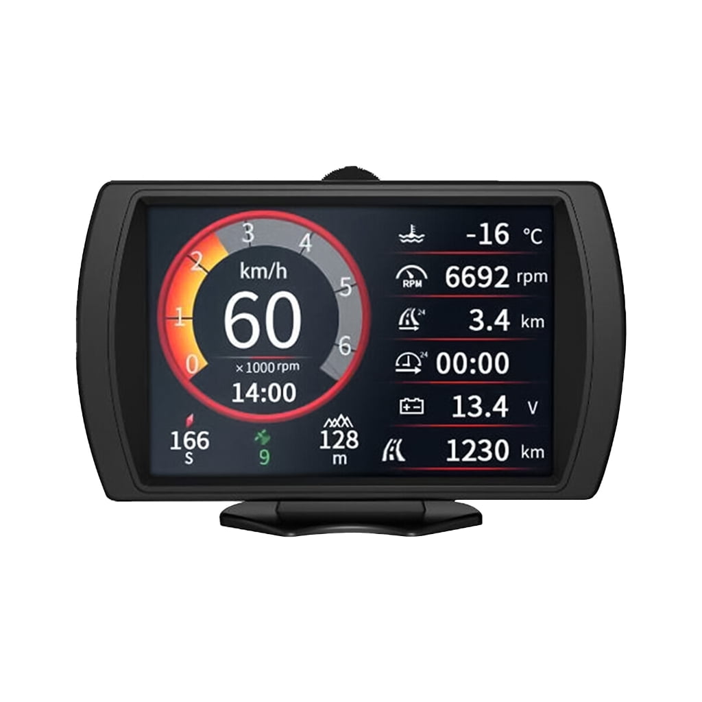 POPLIS Sensor Speedometer Slope Meter Overspeed Alarm Head Up Display ...