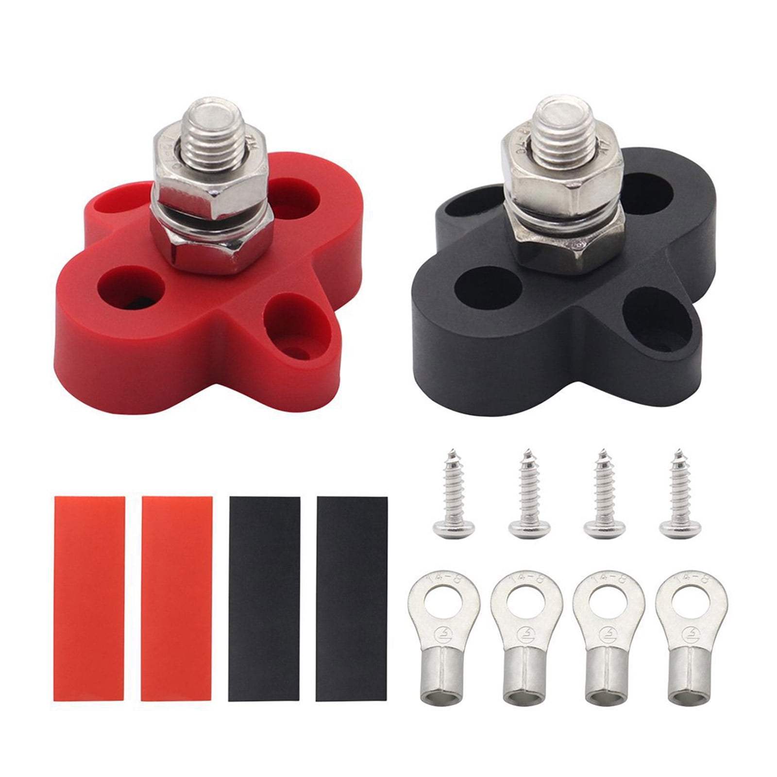 POPLIS Single Stud Power Distribution Ground Junction Block Battery ...