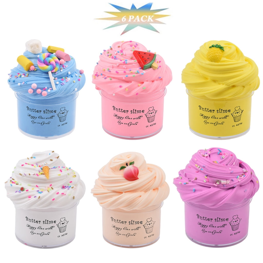 POPLIS Soft Cloud Slime Cotton Fluffy Foam Mini Clay Diy Mucus ...
