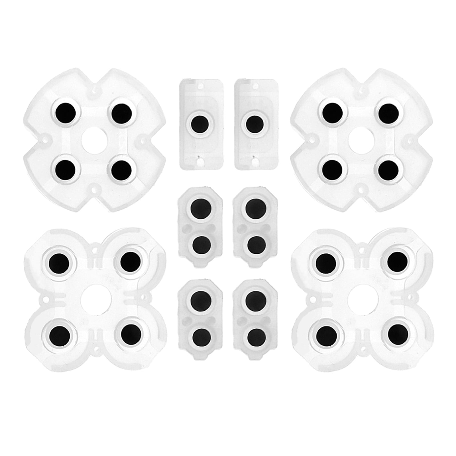 POPLIS Soft Rubber Silicone Conductive Rubber Pads for PS4Controller ...