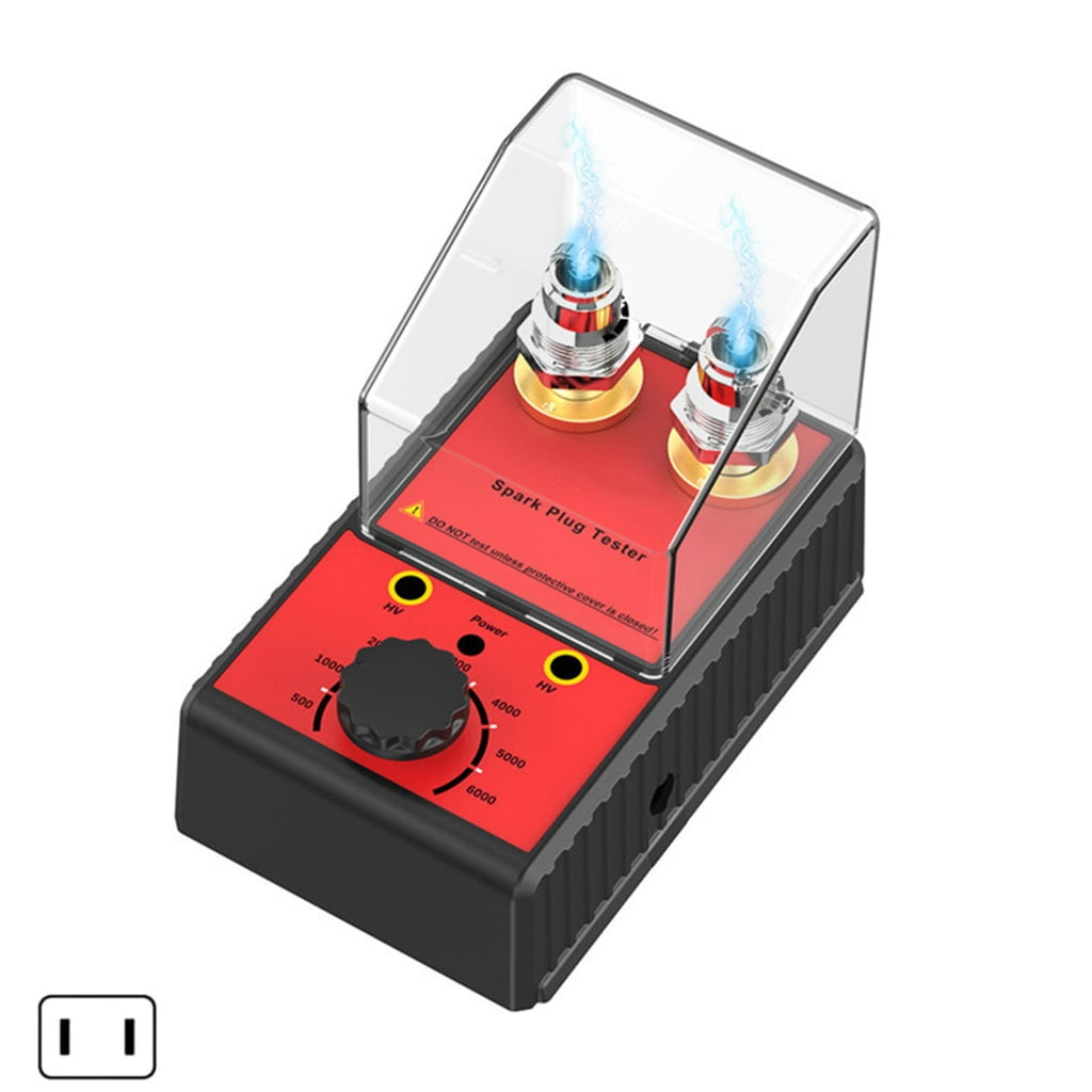 POPLIS Spark Plug Tester 12V Vehicle Wire Ignition Plug Analyzer Spark ...