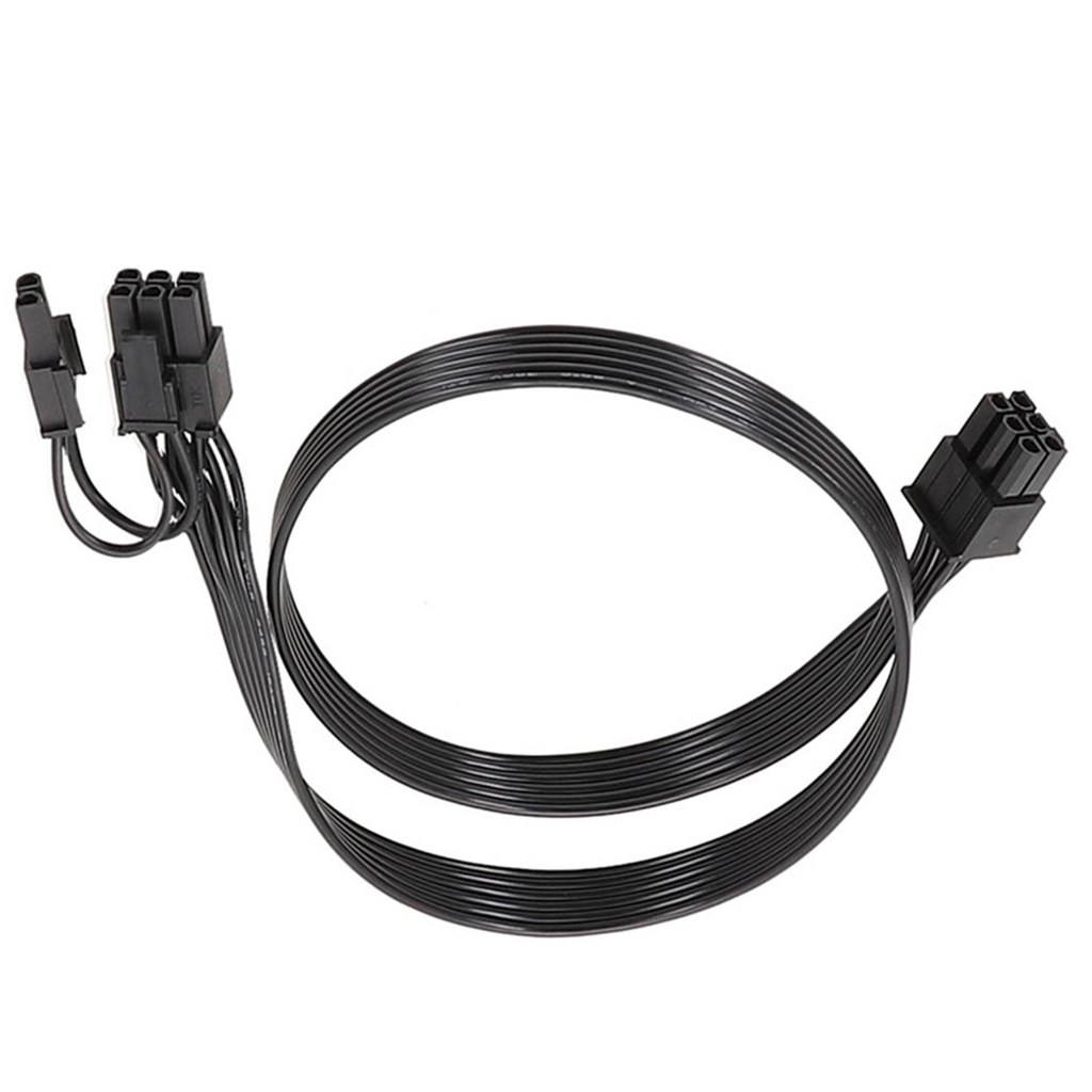 POPLIS Standard 6Pin to 6+2Pin PCIe Power Extension Cord 6Pin 8Pin PCIe ...
