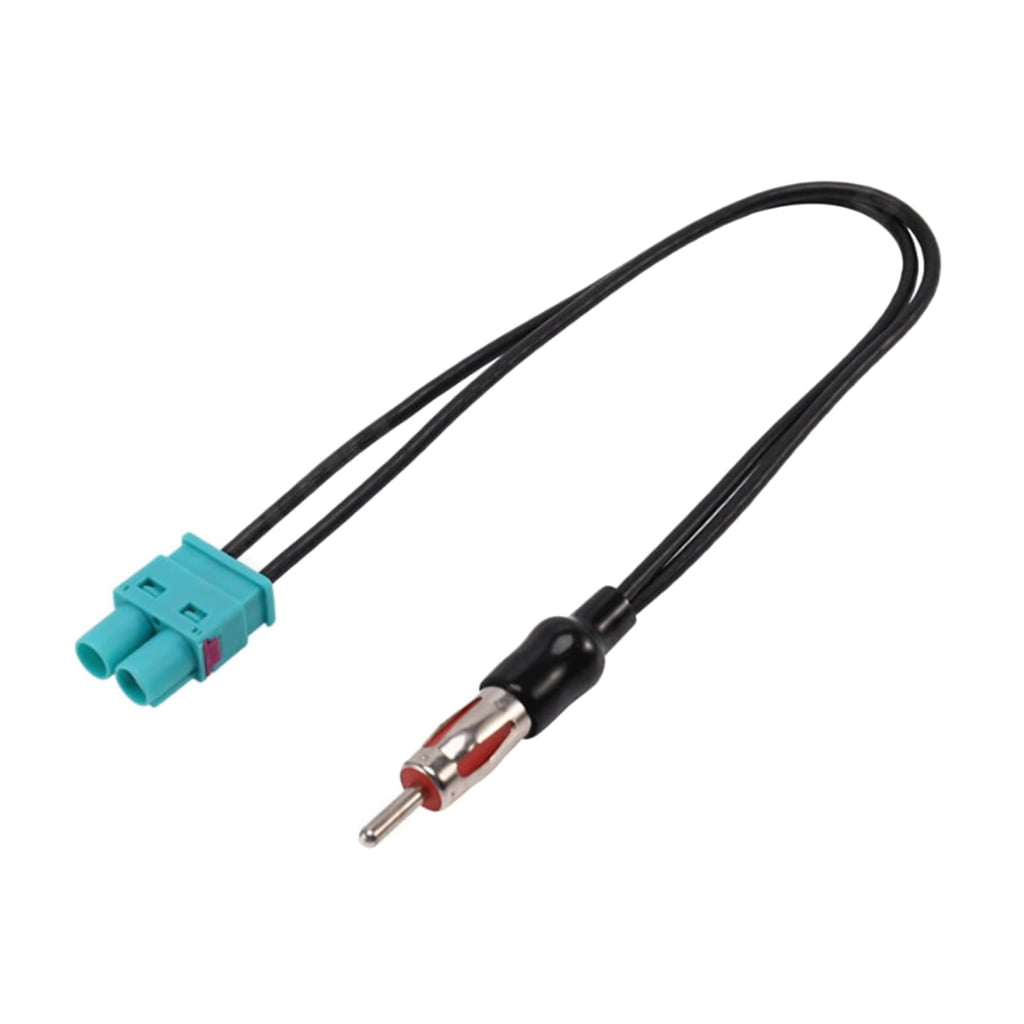 POPLIS Twin Double Male FAKRA To DIN Male Aerial Adapter Antenna Radio Cable Plugs - Walmart.com