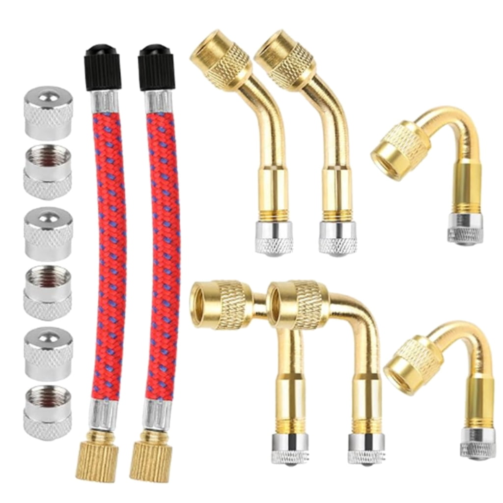 POPLIS Tyre Valves Extension Replacement Flexible Valves Stem Extenders ...