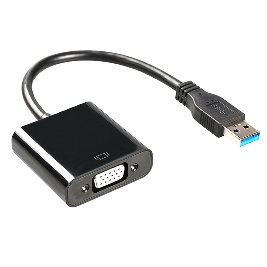 POPLIS USB 3.0 To VGA Adapter Cable External Graphic Card Video Multi ...