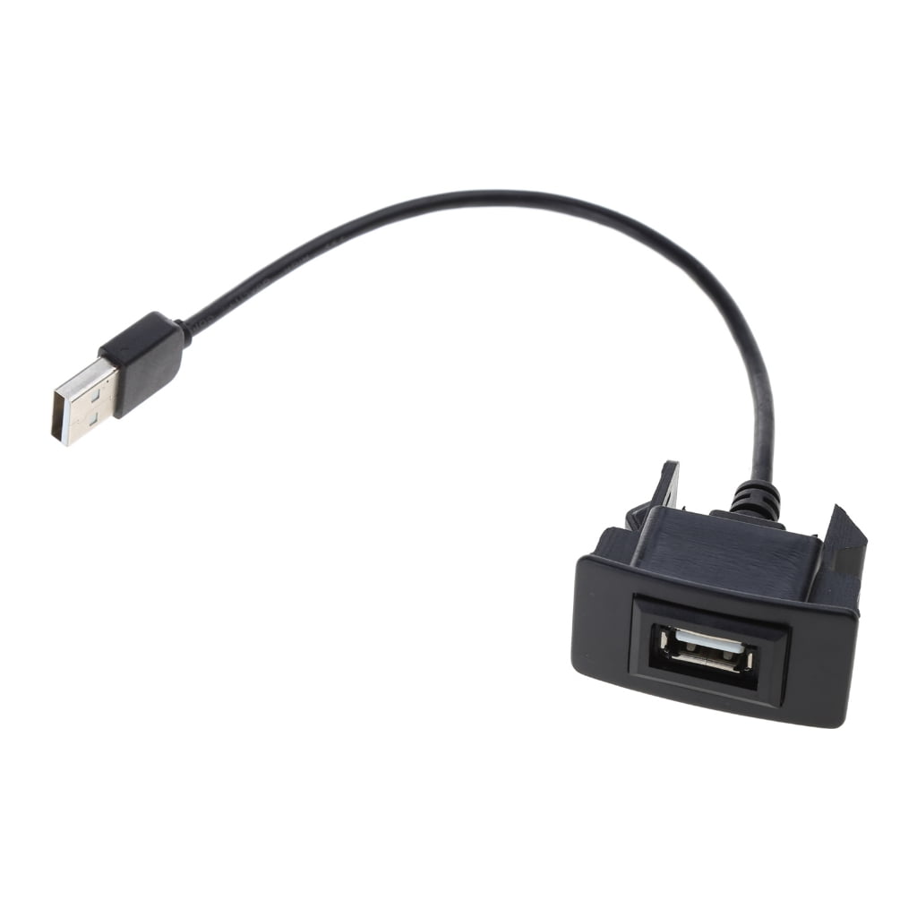 POPLIS USB Extension Chargers Lead Cable for In Car Dashboard Camera ...