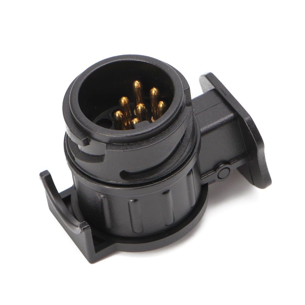 POPLIS Universal 13 Pin to 7 Pin Plug Socket Car Trailer RV Power ...