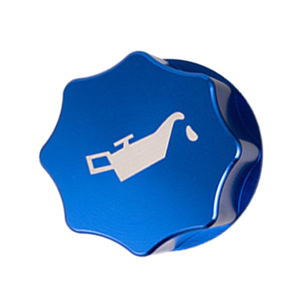 POPLIS Universal Aluminum Auto Oil Caps Upgrades Engine Oil Filler Caps ...