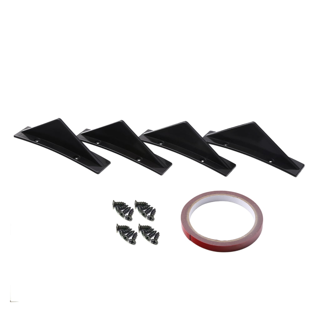 POPLIS Universal Car Front Rear Bumper Strip Lip Spoiler Diffuser ...