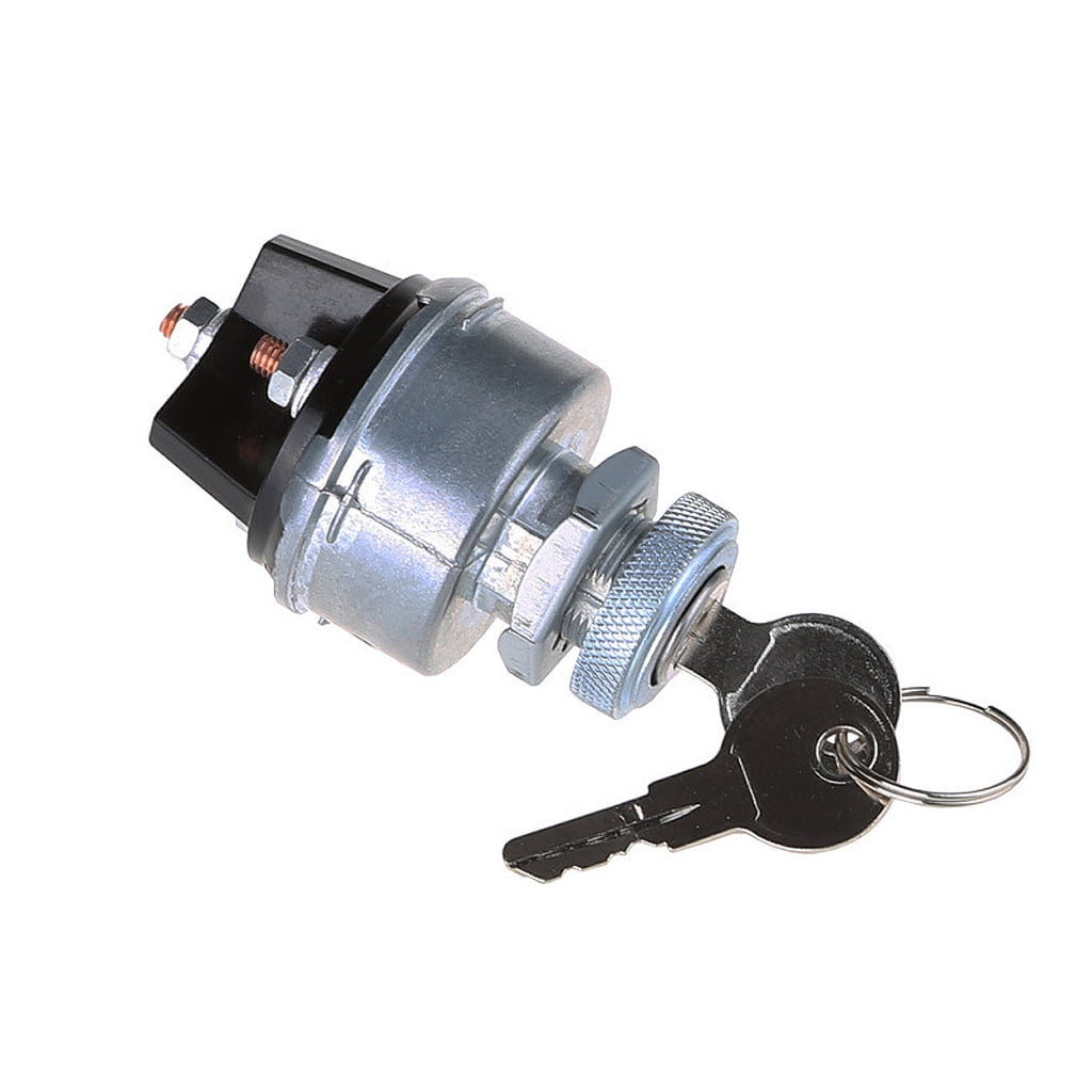 POPLIS Universal Ignition Switch Lock Flush Mount for Tractor Forklift ...