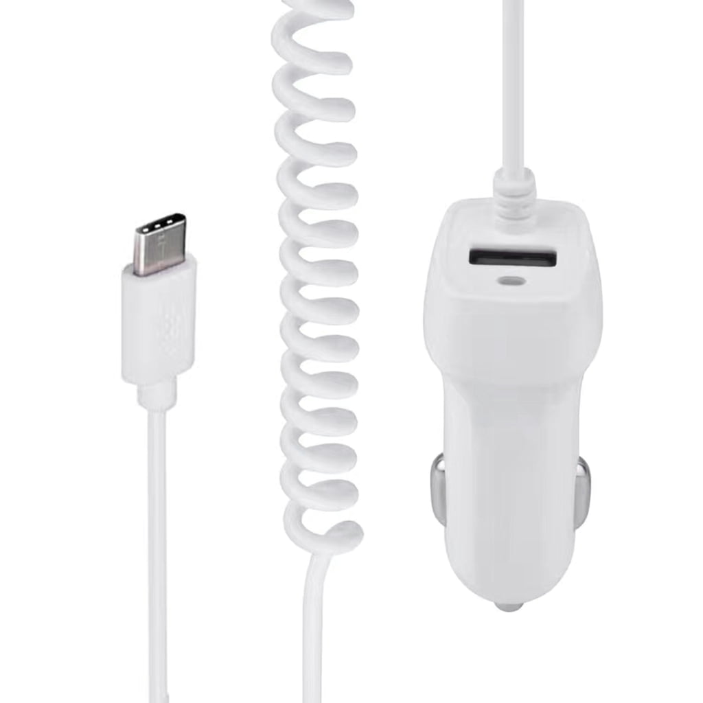 POPLIS Vehicle Charging Adapter With Integrated Type C Cable For ...