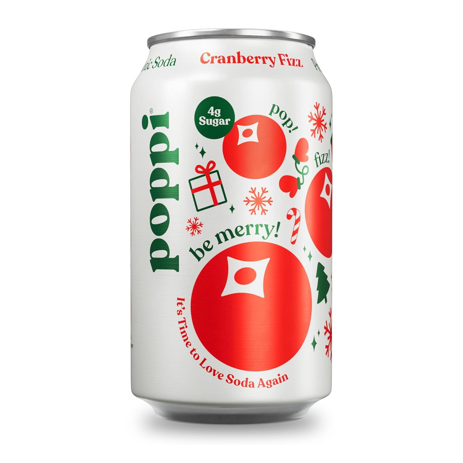 POPPI Sparkling Prebiotic Soda, Beverages w/Apple Cider Vinegar, Seltzer Water & Fruit Juice ...