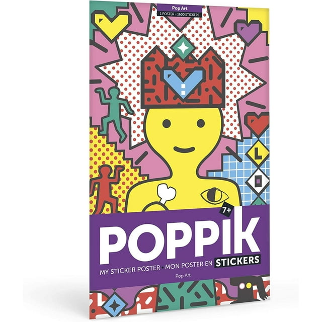 POPPIK Sticker Art Poster for Children and Family Activity Fun ...