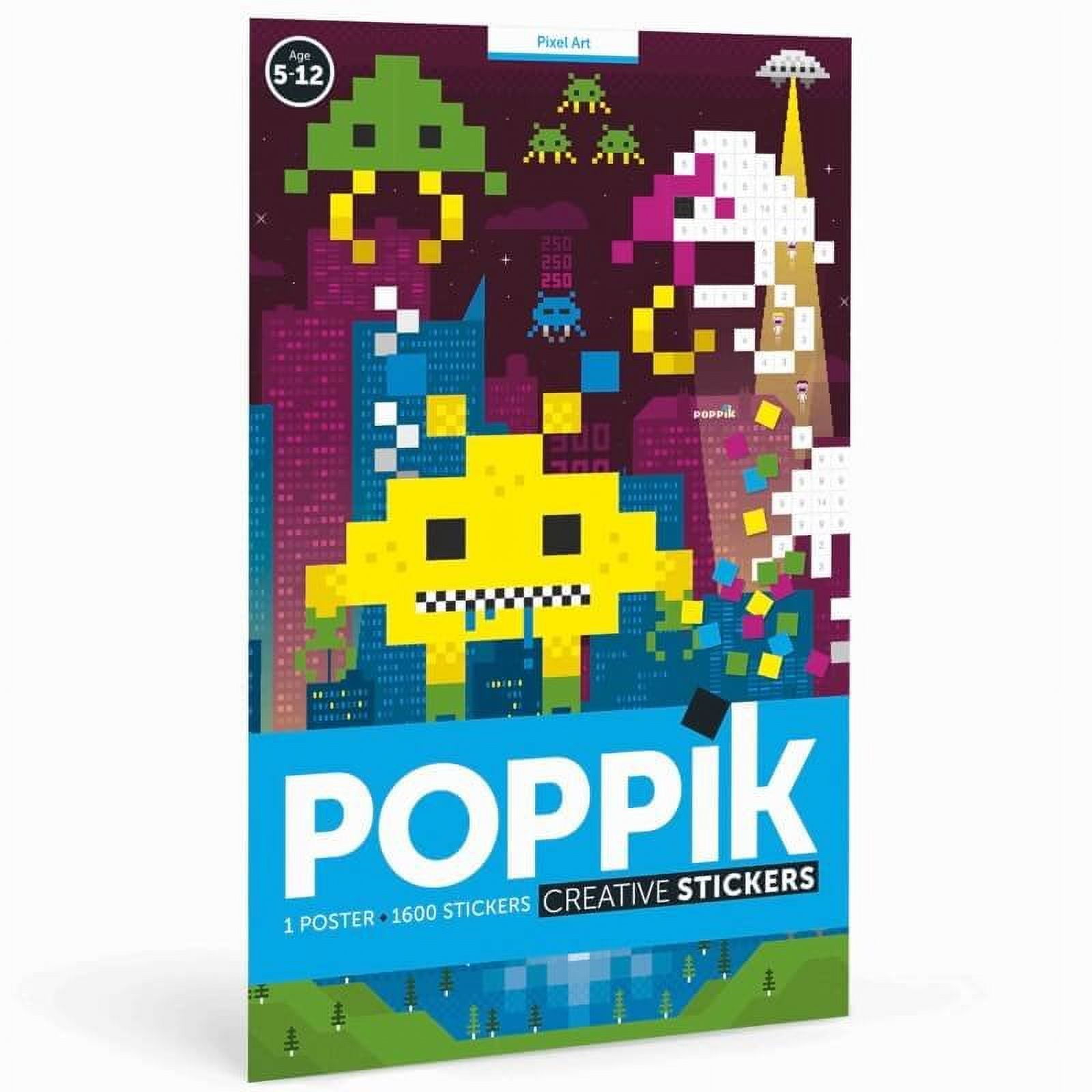 POPPIK Sticker Art Project for Children Family Fun Activity Educational ...