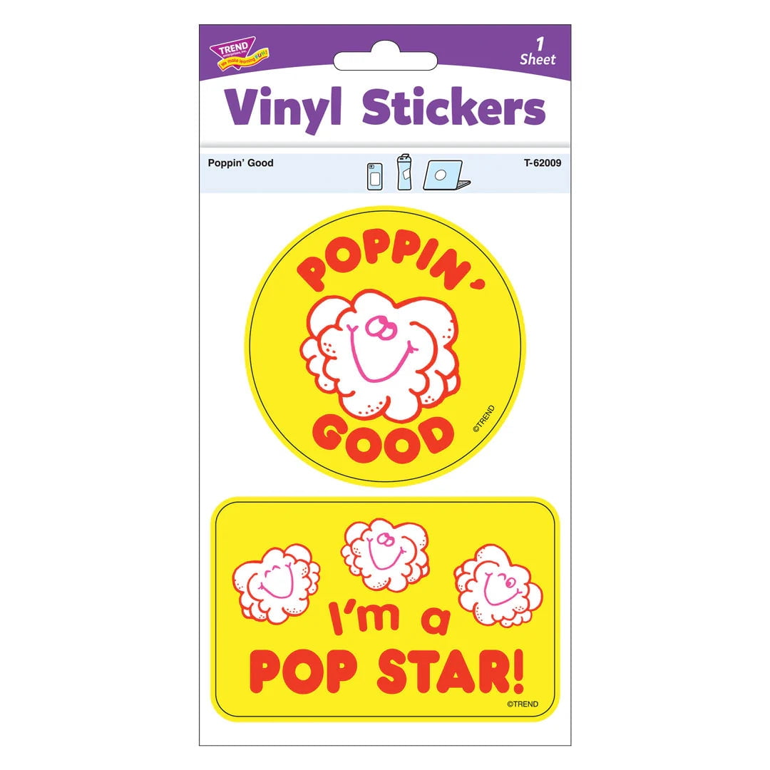 POPPIN' GOOD VINYL STICKERS - Walmart.com