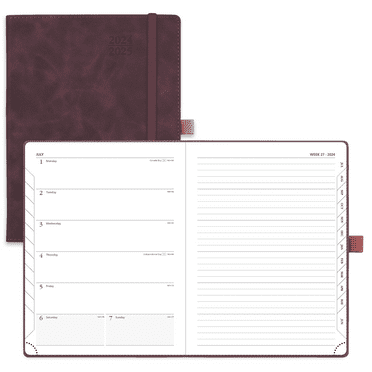 POPRUN Planner 2024-2025 Spiral Bound (8.5" x 11") Academic Year ...