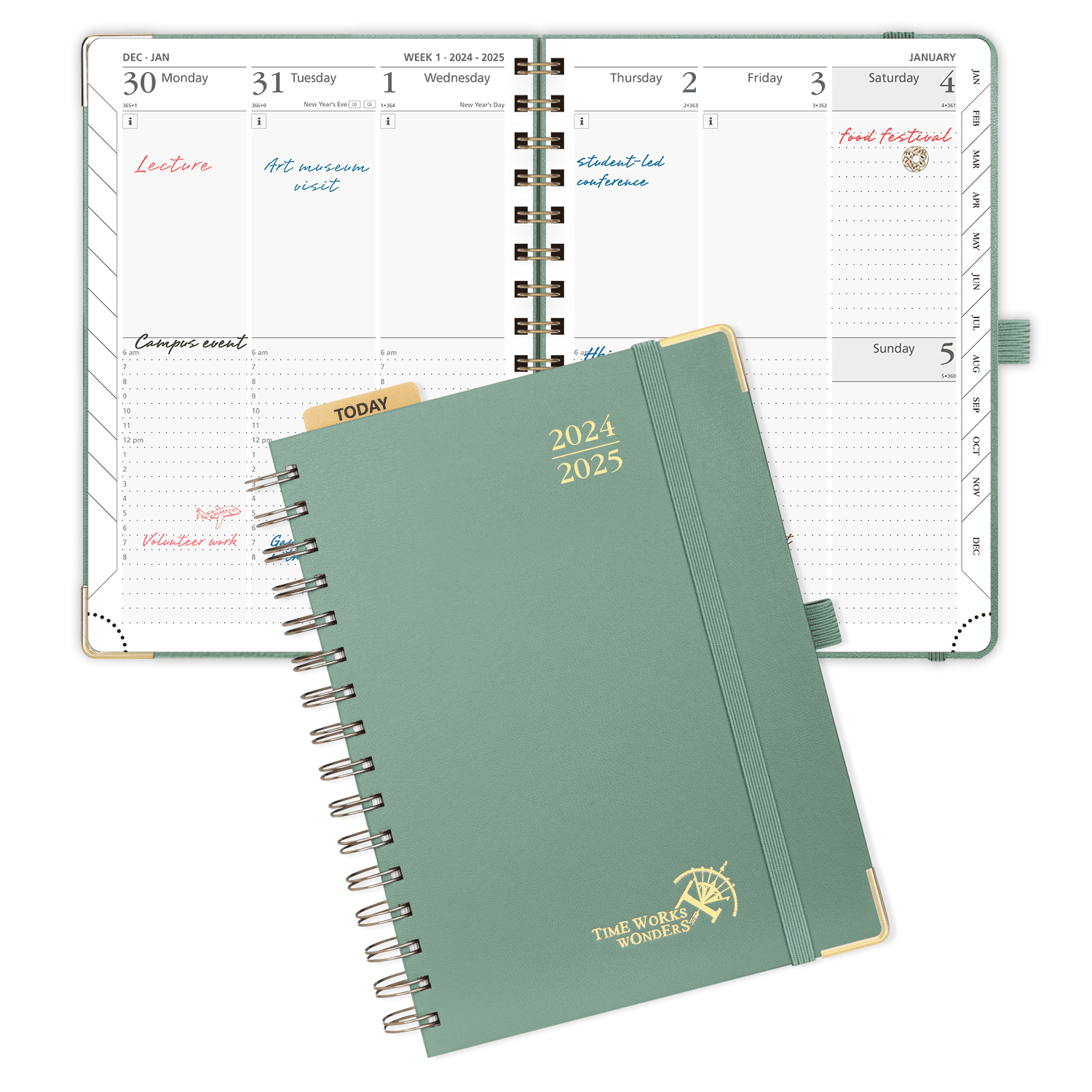 POPRUN Planner 2024-2025, Academic Planner(July 2024-June 2025) Daily ...