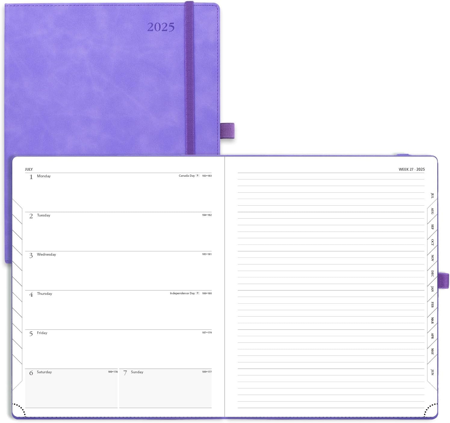 POPRUN Planner 2025 Weekly & Monthly Planners & Appointment Book, 8.5 ...