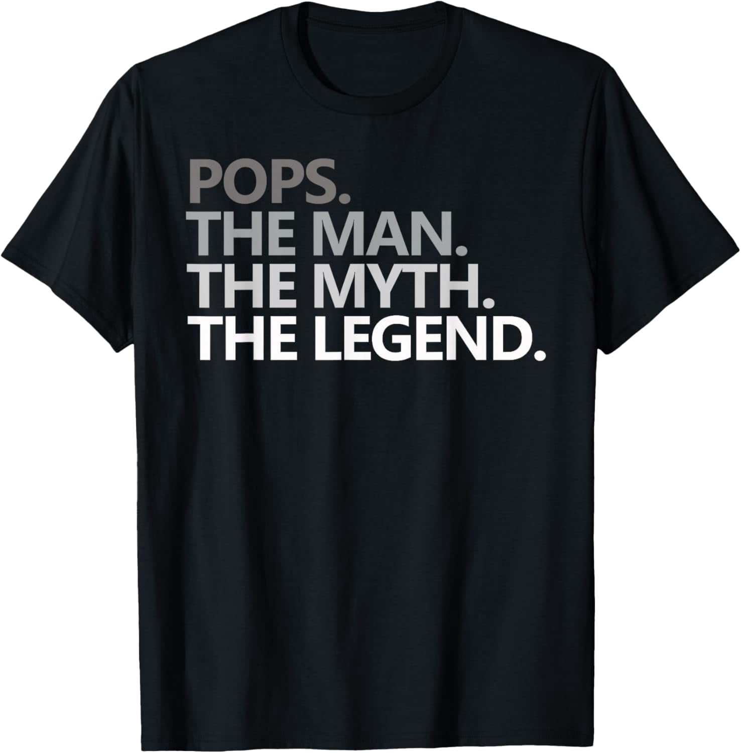 POPS The Man The Myth The Legend Grandpa Mens T-Shirt - Walmart.com