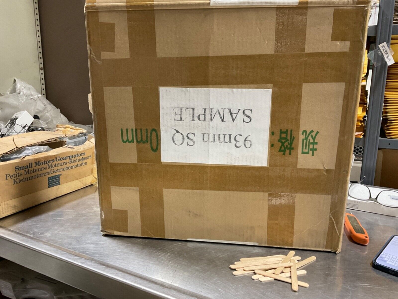 POPSICLE STICKS BOX OF 10,000 COUNT 3 1/2 X 3/8 PLEASE Read Description ...