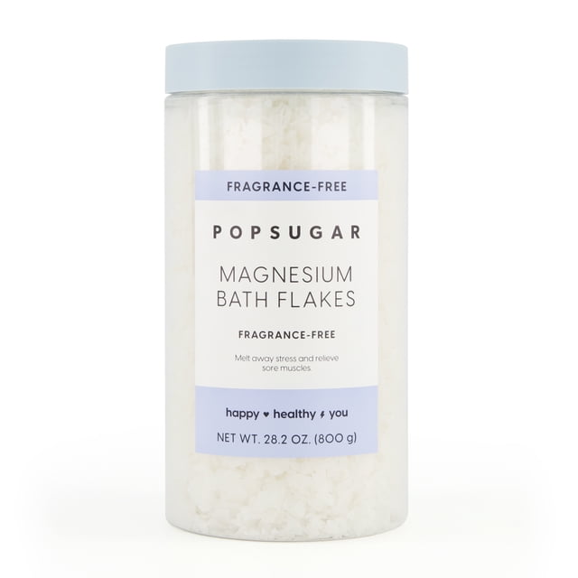 POPSUGAR Magnesium Bath Flakes, Unscented, 28.2 oz - Walmart Business ...