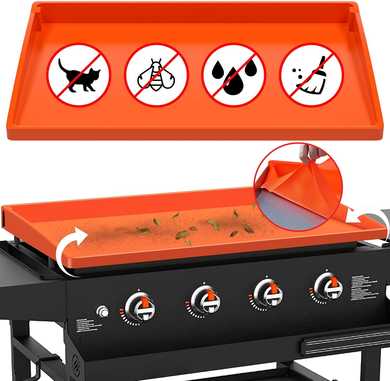 POPUGS 36" Griddle Cover Blackstone Accessories with Full Wrap-Around ...