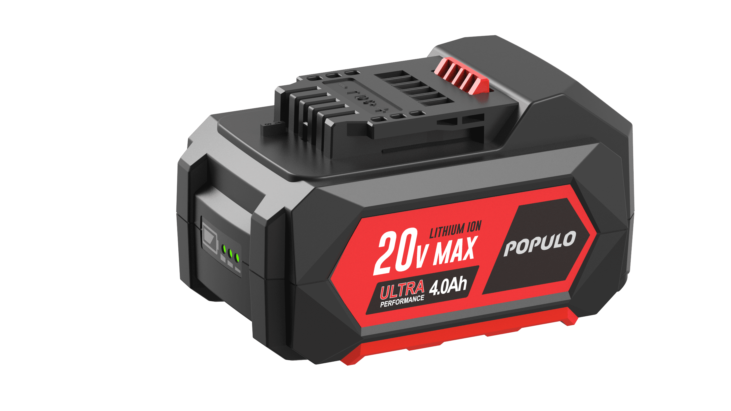 Populo 20V 4Ah Power Tool Battery for Populo 20V Lithium Ion Battery ...