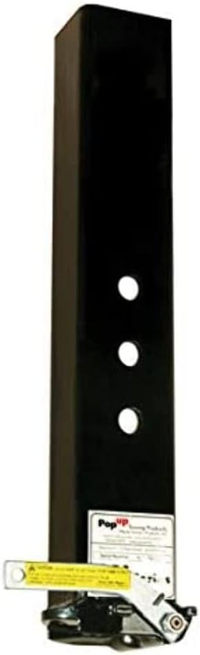 POPUP GN3 Black Gooseneck self-Latching Coupler (for 2 5/16" Ball, 4 ...