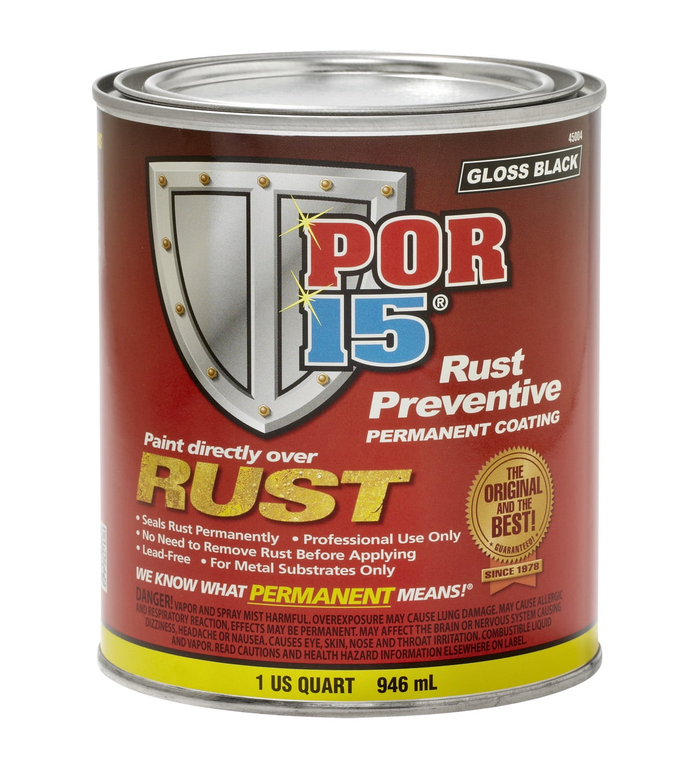 POR-15 High Performance Rust Preventive Undercoating Paint - Gloss ...