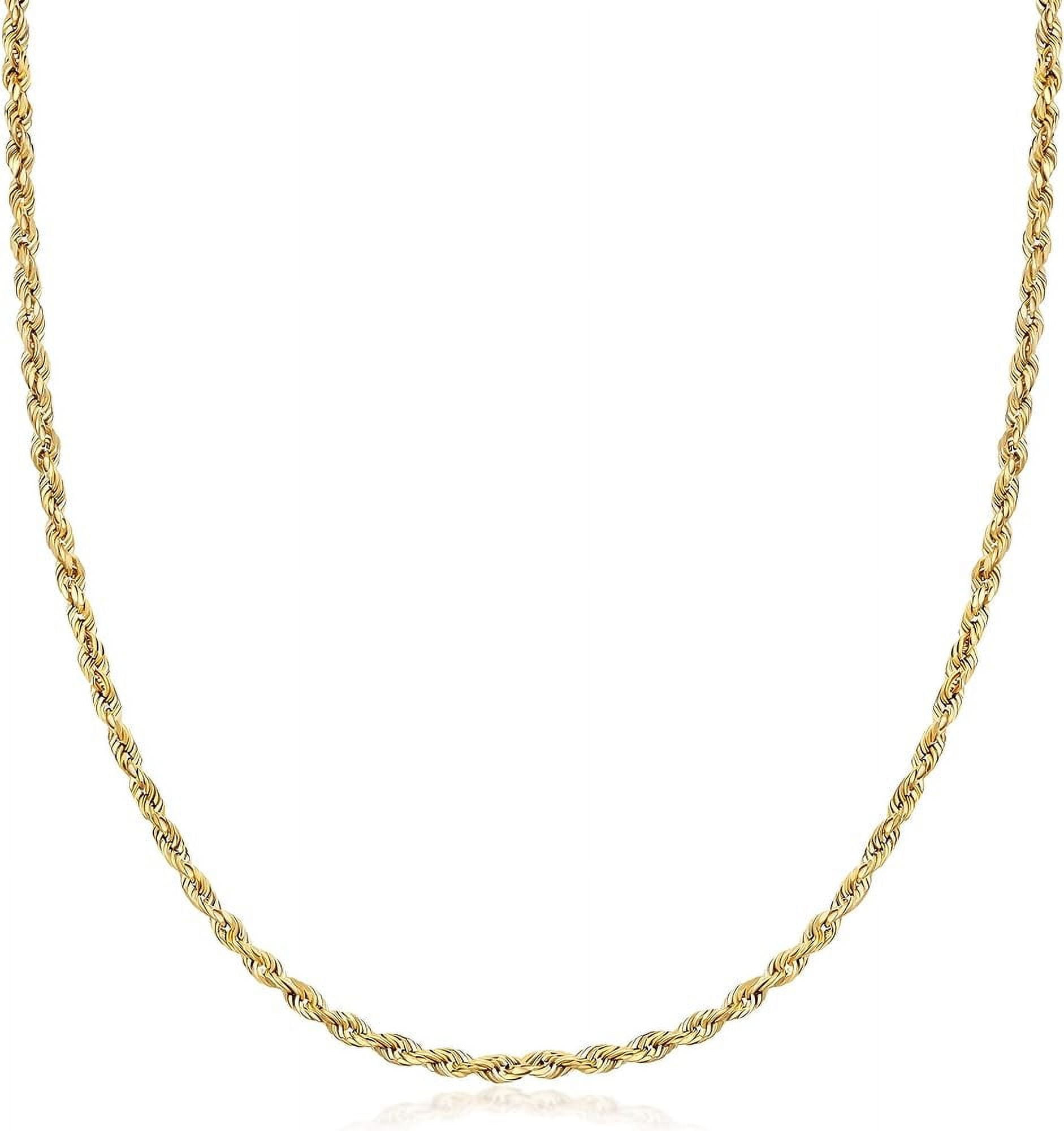 PORI JEWELERS 14K Yellow Gold 1.5MM, 2MM, 2.5MM, 3MM, 4MM, or 5MM ...