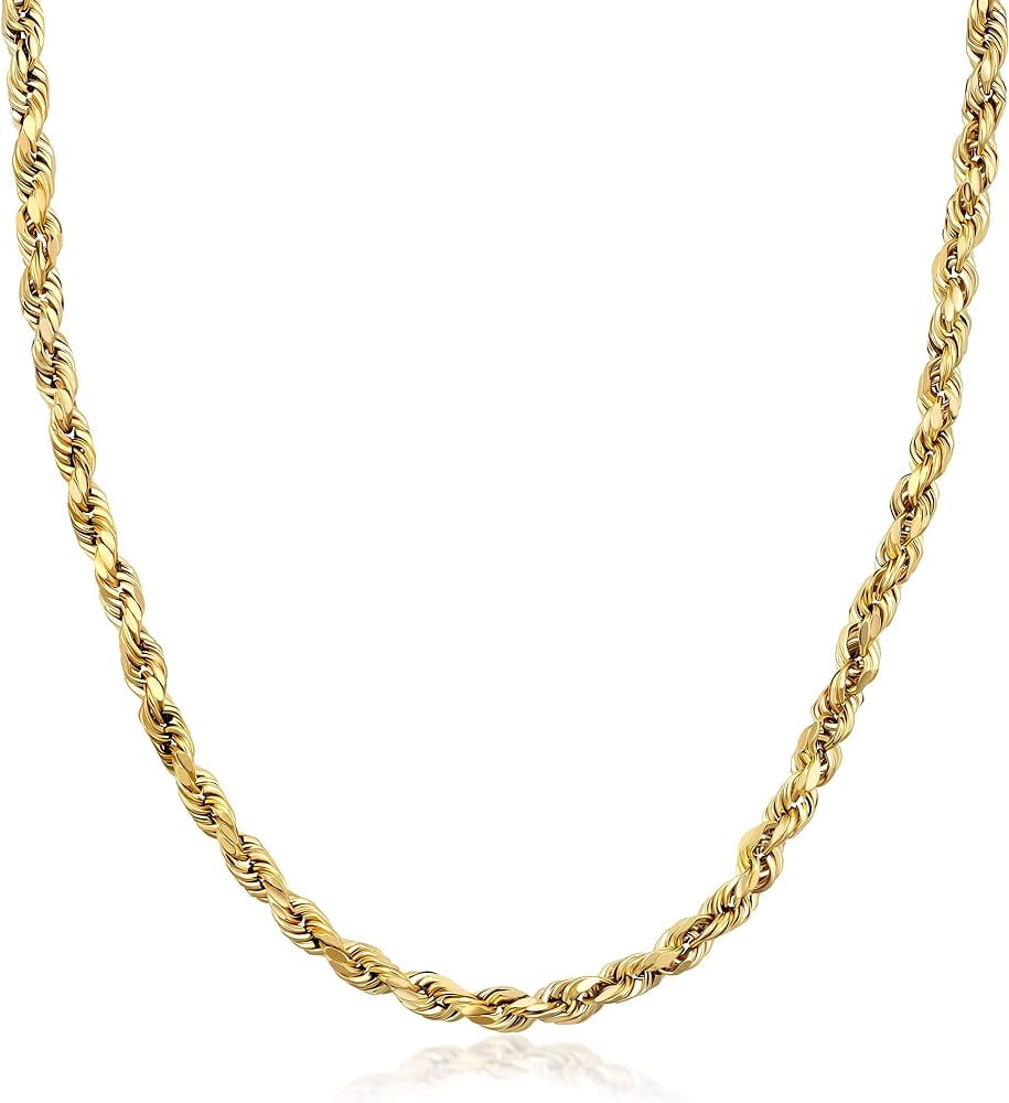 PORI JEWELERS 14K Yellow Gold 1.5MM, 2MM, 2.5MM, 3MM, 4MM, or 5MM ...