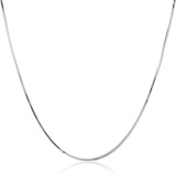 PORI JEWELERS 925 Sterling Silver 0.7MM Magic 8 Sided Italian Snake ...