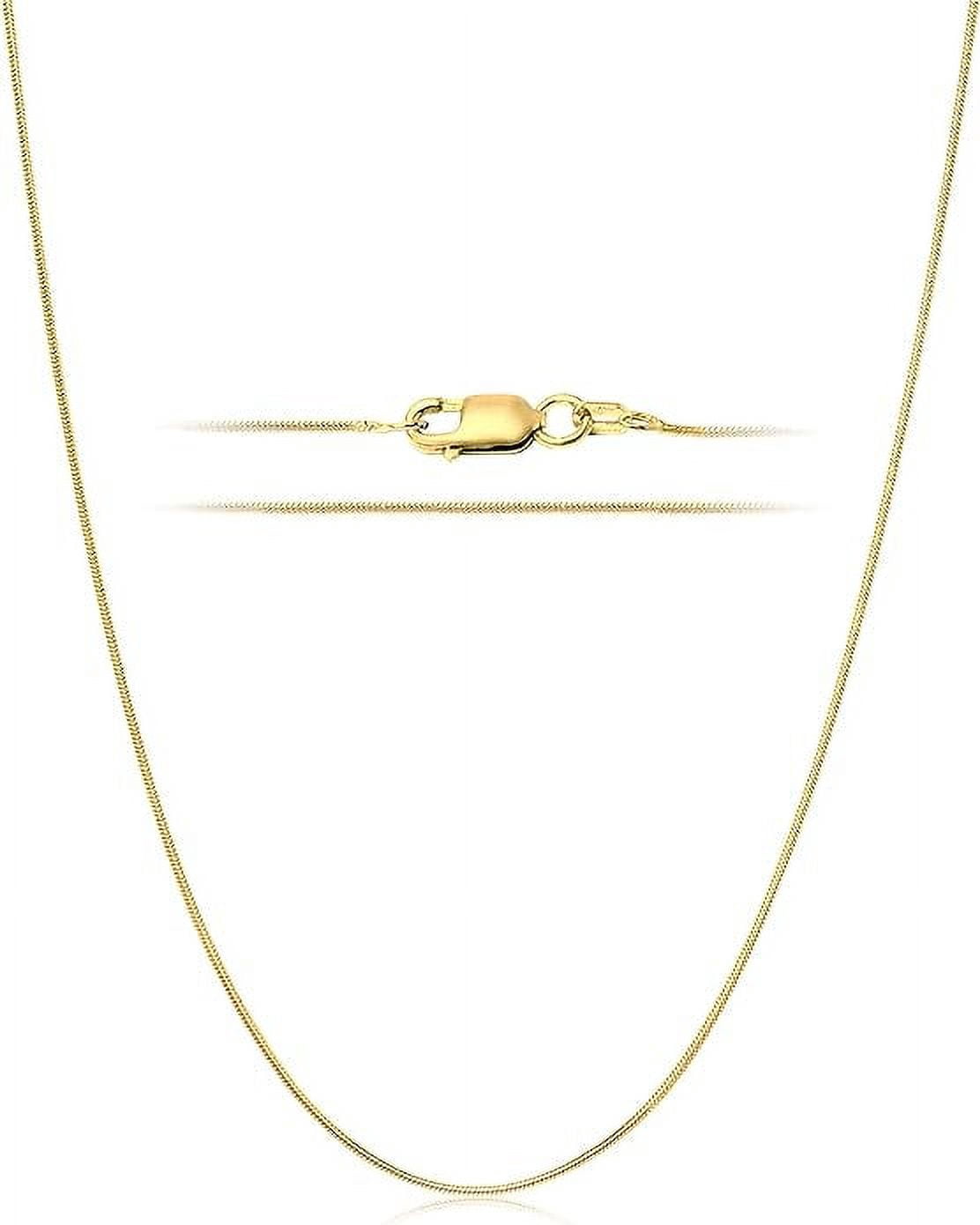 PORI JEWELERS 925 Sterling Silver .7 MM Magic 8 Sided Italian Snake ...
