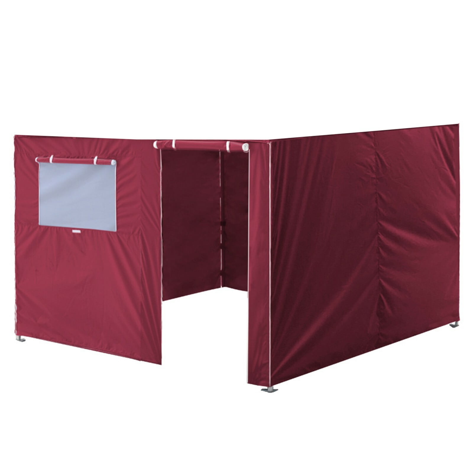 PORJGV 10x10 Zippered Side Wall Panels Kit for Pop Up Canopy Tent ...