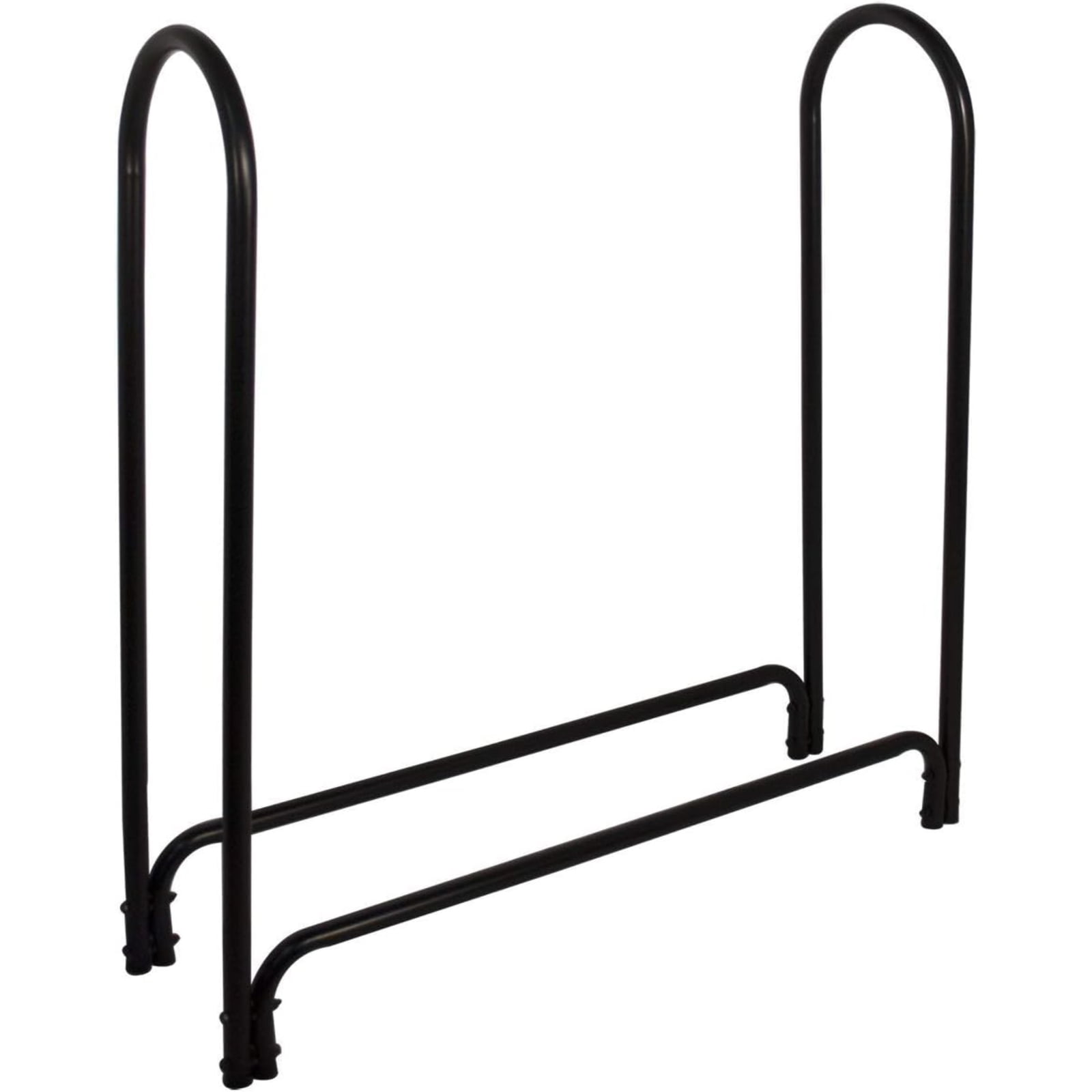 PORJGV Heavy-Duty Steel Deluxe Outdoor Log Rack, 4' Tall, Powder-Coated ...